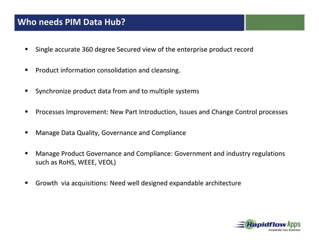 Oracle product mdm pim data hub | PDF | Databases | Computer Software ...