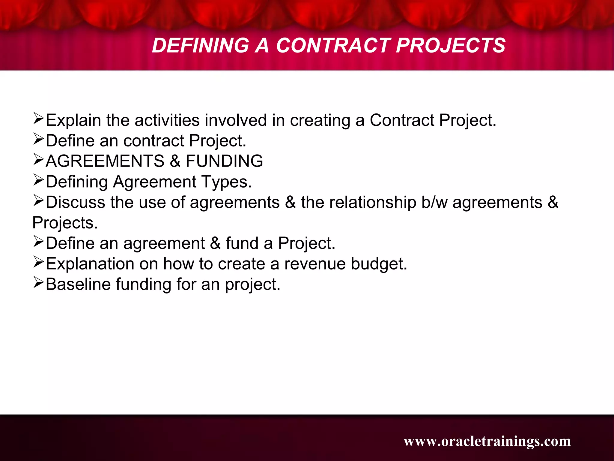 Oracle Project Accounting Best Oracle Project Accounting Training Ppt Business Accounting