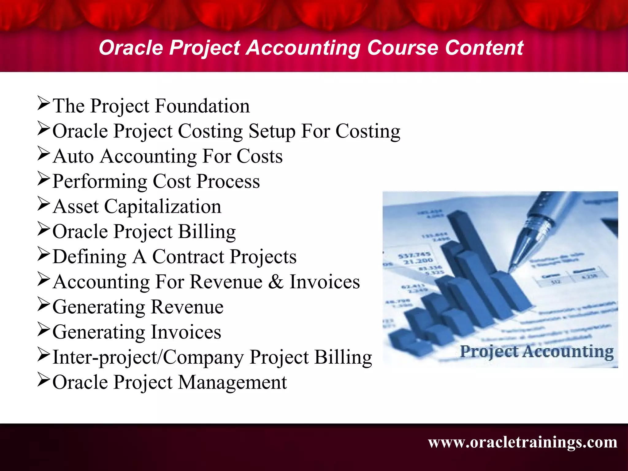 oracle project accounting | best oracle project accounting training | PPT