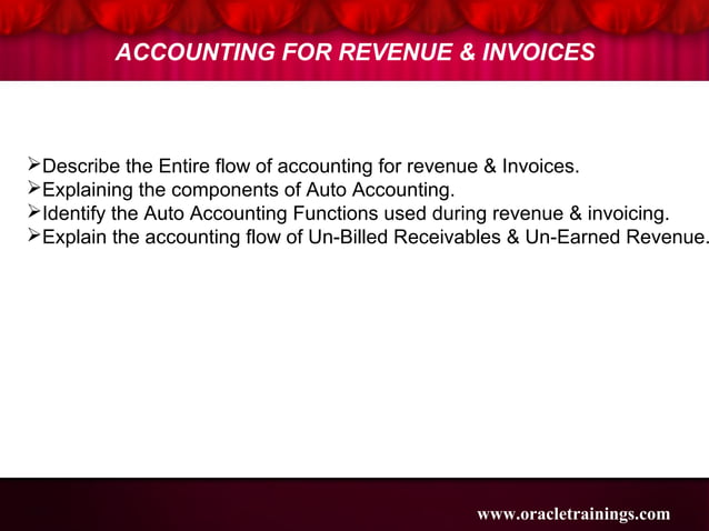 Oracle Project Accounting Best Oracle Project Accounting Training Ppt Business Accounting