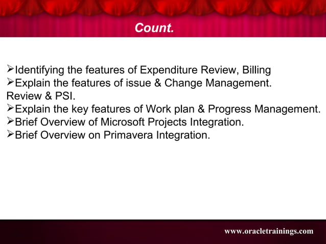 oracle project accounting | best oracle project accounting training ...