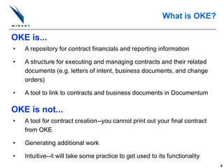 ORACLE PROJECT CONTRACTS.ppt