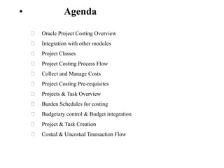 Oracle project costing | PDF