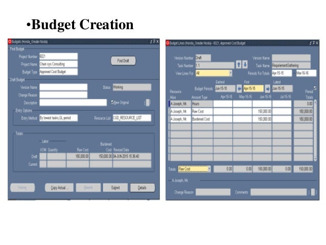 Oracle Project Costing 9146