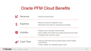 Oracle Project Financial Management Cloud in 9 Weeks | PPTX | Cloud Computing | Internet