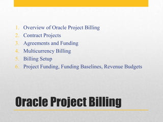 Oracle projects course mar2012 | PPT