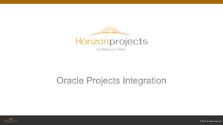 Oracle projects integration | PPT