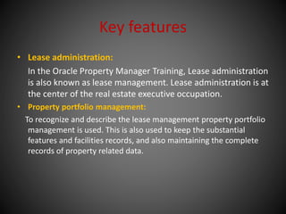 Oracle property manager | PPT