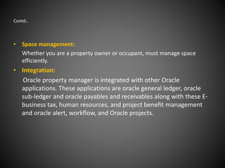 Oracle property manager | PPT