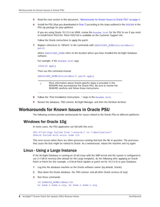 Oracle PSU Release Notes 10/2012 | PDF