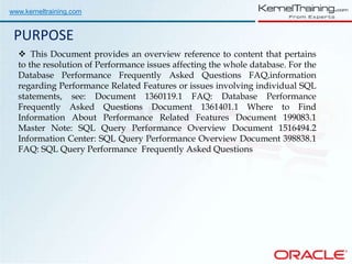 Oracle Oracle Performance Tuning | PPTX