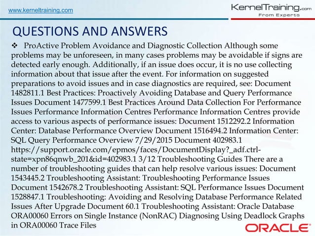 Oracle Oracle Performance Tuning | PPTX