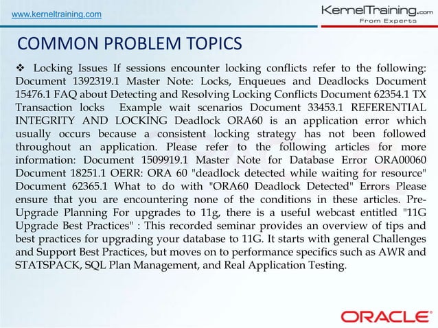 Oracle Oracle Performance Tuning | PPTX