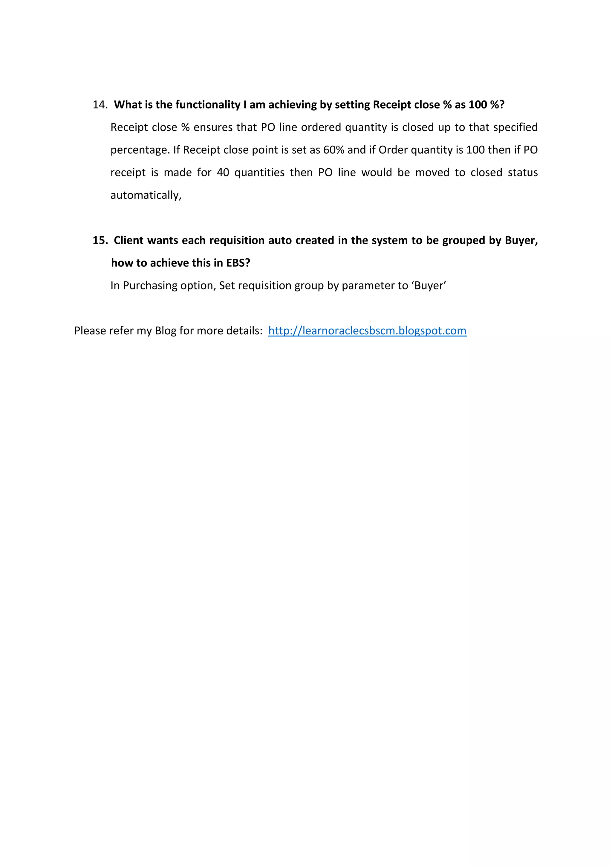 Oracle R12 Apps Scm Functional Interview Questions And Answers