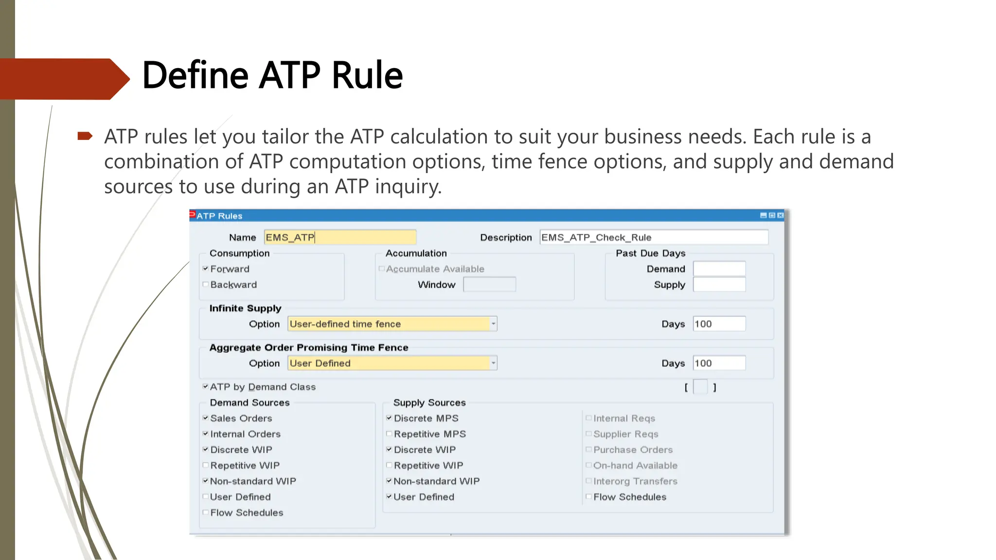 Available to Promise Oracle R12 ATP.pptx