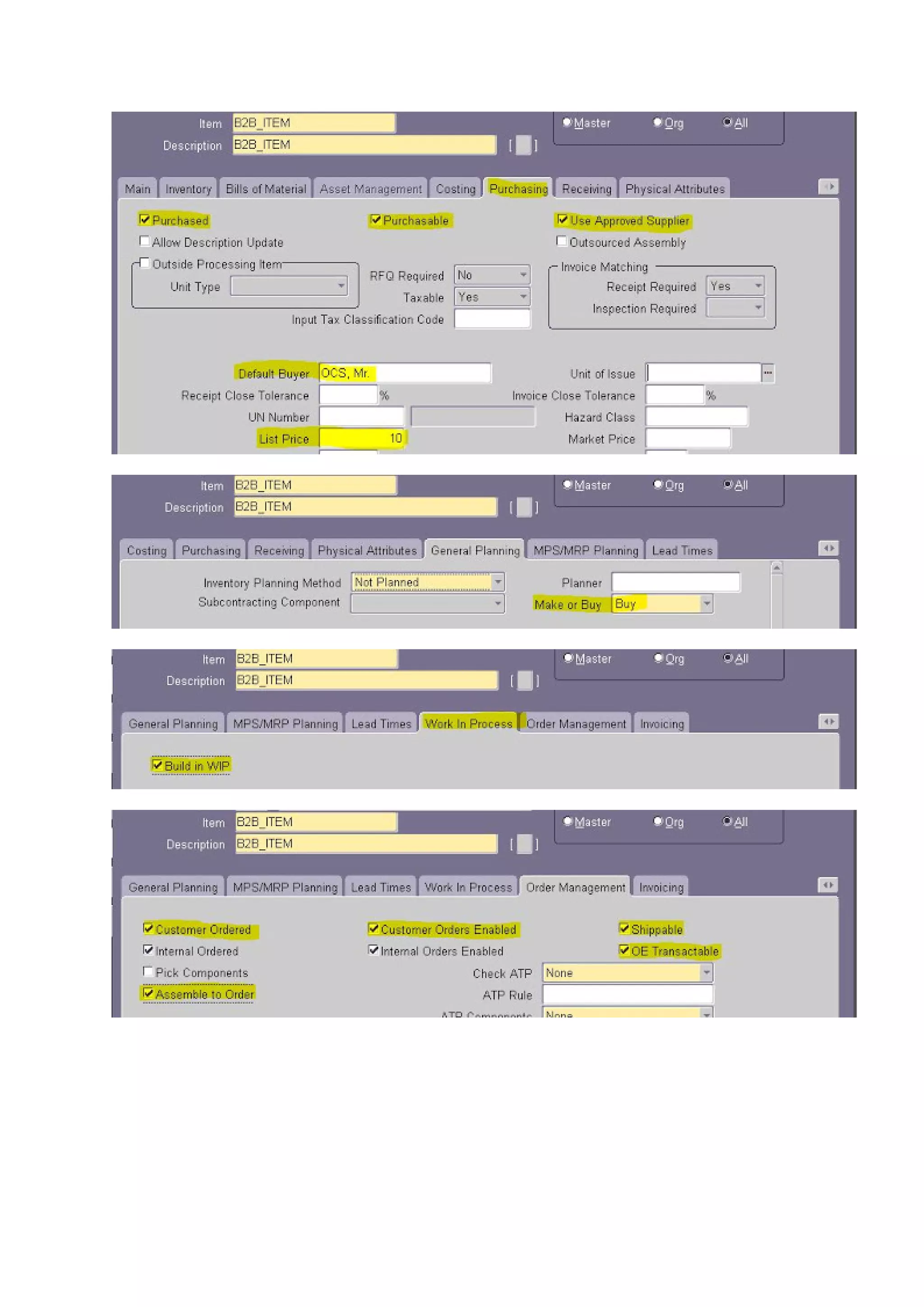 Oracle R12 Order Management - Back to Back (B2B) Order Flow: | PDF