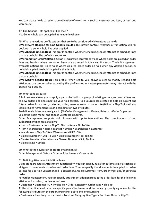 Oracle R12 Scm Functional Interview Questions Order Management Pdf