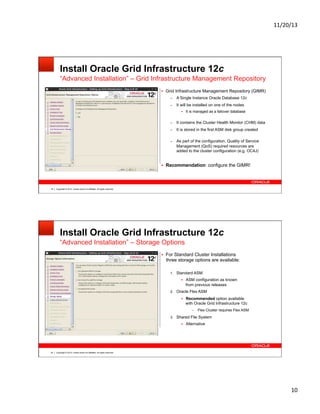 Oracle RAC 12c Best Practices with Appendices DOAG2013 | PDF