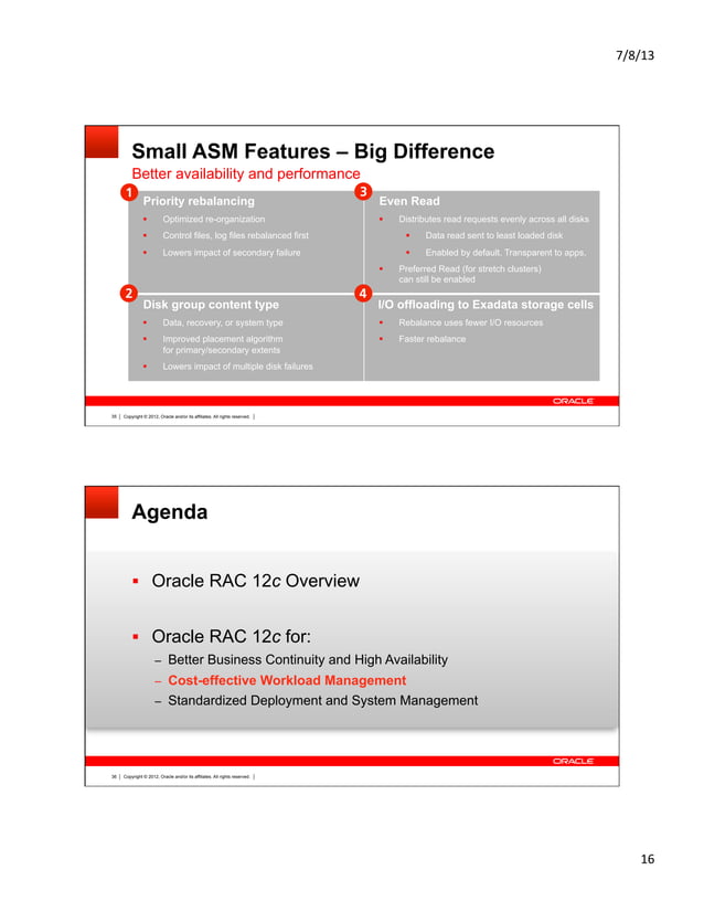 Oracle RAC 12c Overview | PDF