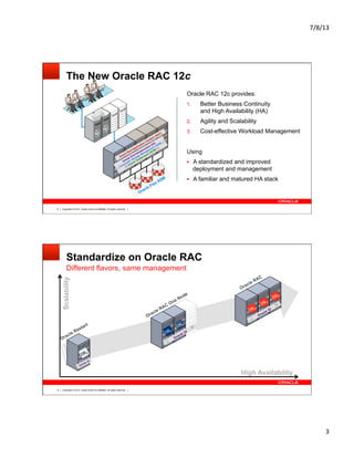 Oracle RAC 12c Overview | PDF