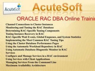 ORACLE RAC DBA ONLINE TRAINING | PPTX