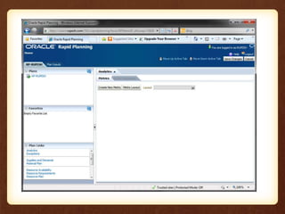 Oracle Rapid Planning | PPT