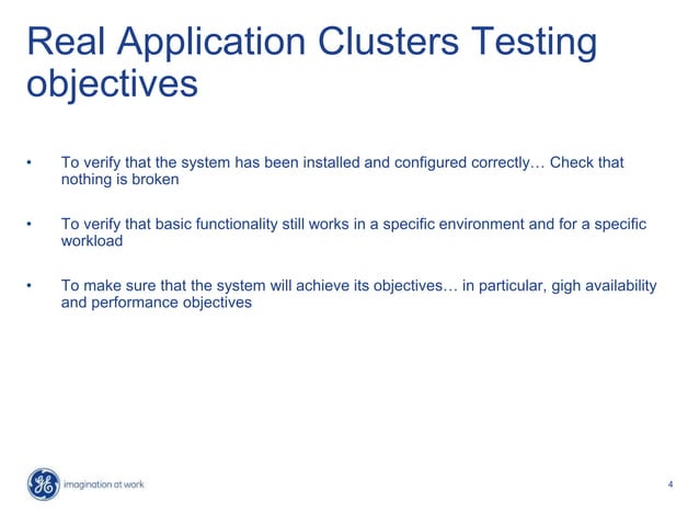 Oracle real application clusters system tests with demo | PPT