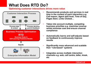 Oracle real time decision | PPT