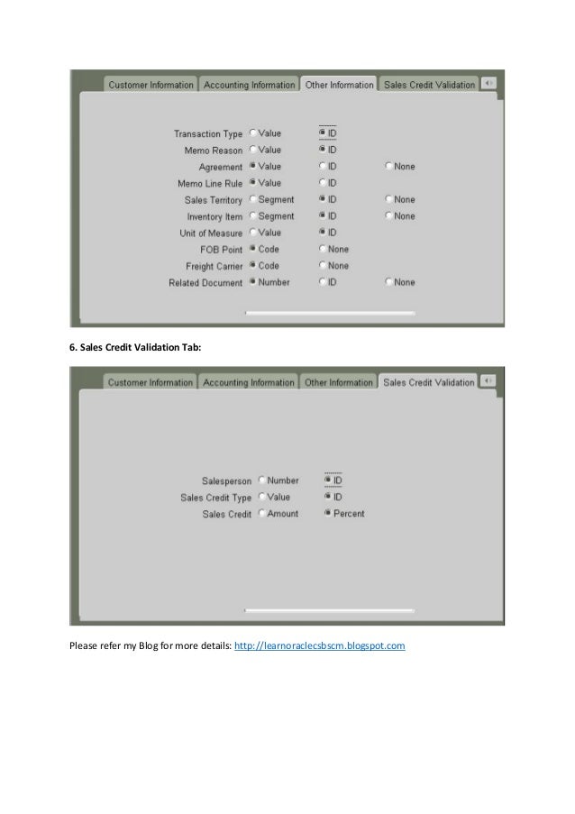Oracle Receivables Transaction Batch Sources