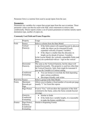 Oracle report from ppt | DOC