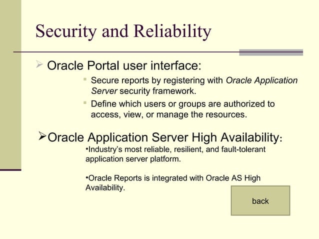 Oracle reports | PPT