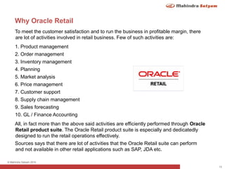 Oracle Retail Merchandise System | PPT