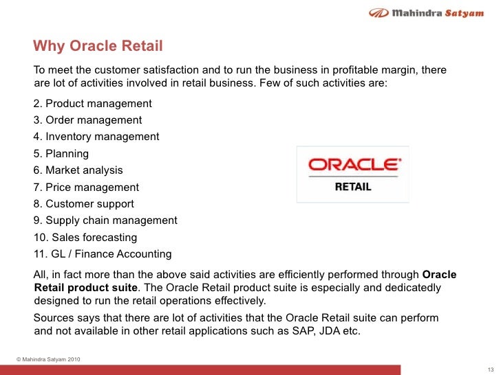 Oracle Retail