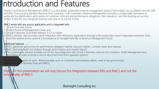 Oracle EBS(On Premise) and Oracle Revenue Management Cloud Integration ...