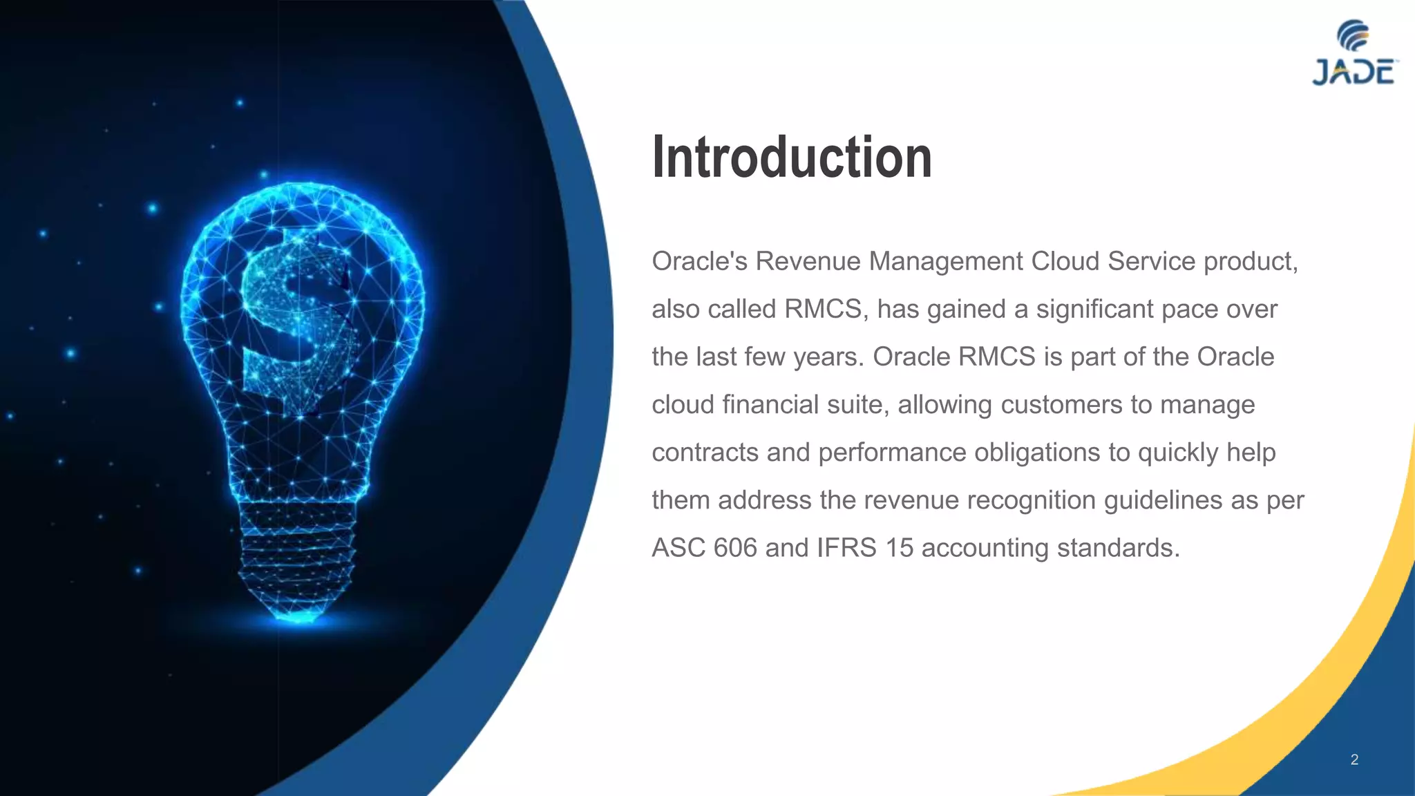 Oracle Revenue Management Cloud Service (RMCS) | PPTX