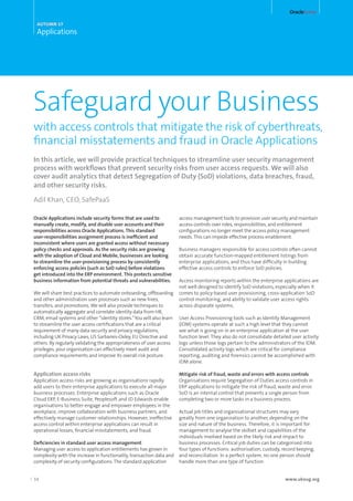 Oracle Scene Safeguard your Business | PDF | Operating Systems ...