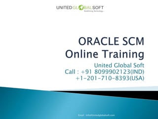 Oracle scm online training | PPTX