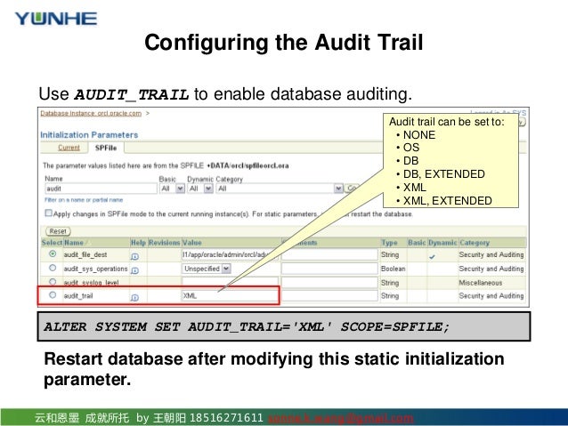 Oracle Security 03 Implementing Oracle Database Auditing