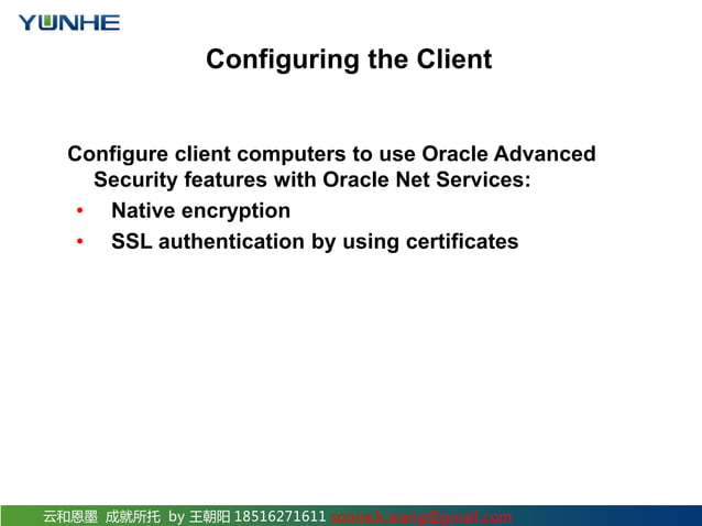 Oracle Security 08 Oracle Network Security Ppt