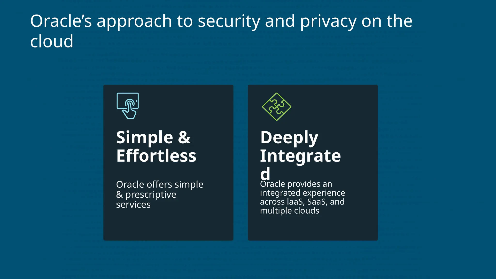 Oracle Security Overview from Cloud World 2022 | PPTX