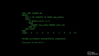 Oracle Segment Advisor | PDF | Databases | Computer Software and Applications
