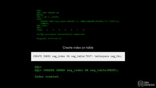 Oracle Segment Advisor | PDF | Databases | Computer Software and Applications