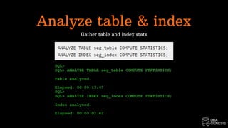 Oracle Segment Advisor | PPT