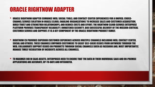 Oracle Service Cloud(Rightnow) Integration with EBS and JIRA | PPTX