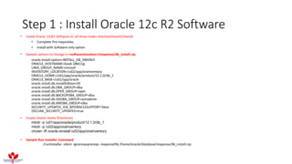 Oracle sharding : Installation & Configuration | PPTX