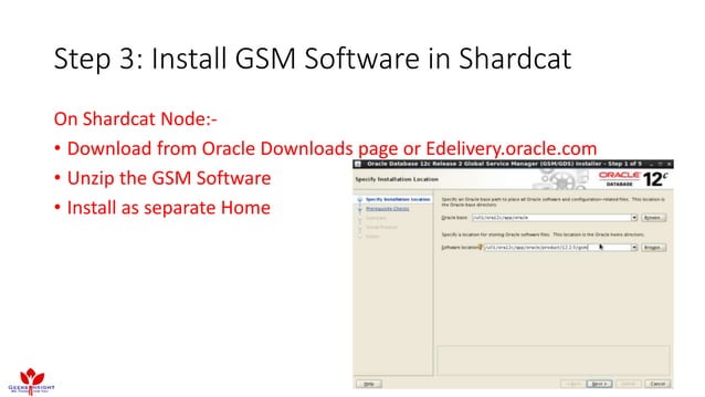 Oracle sharding : Installation & Configuration | PPTX