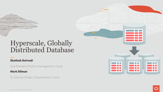 Database Cloud Services Office Hours : Oracle sharding hyperscale globally distributed database ...