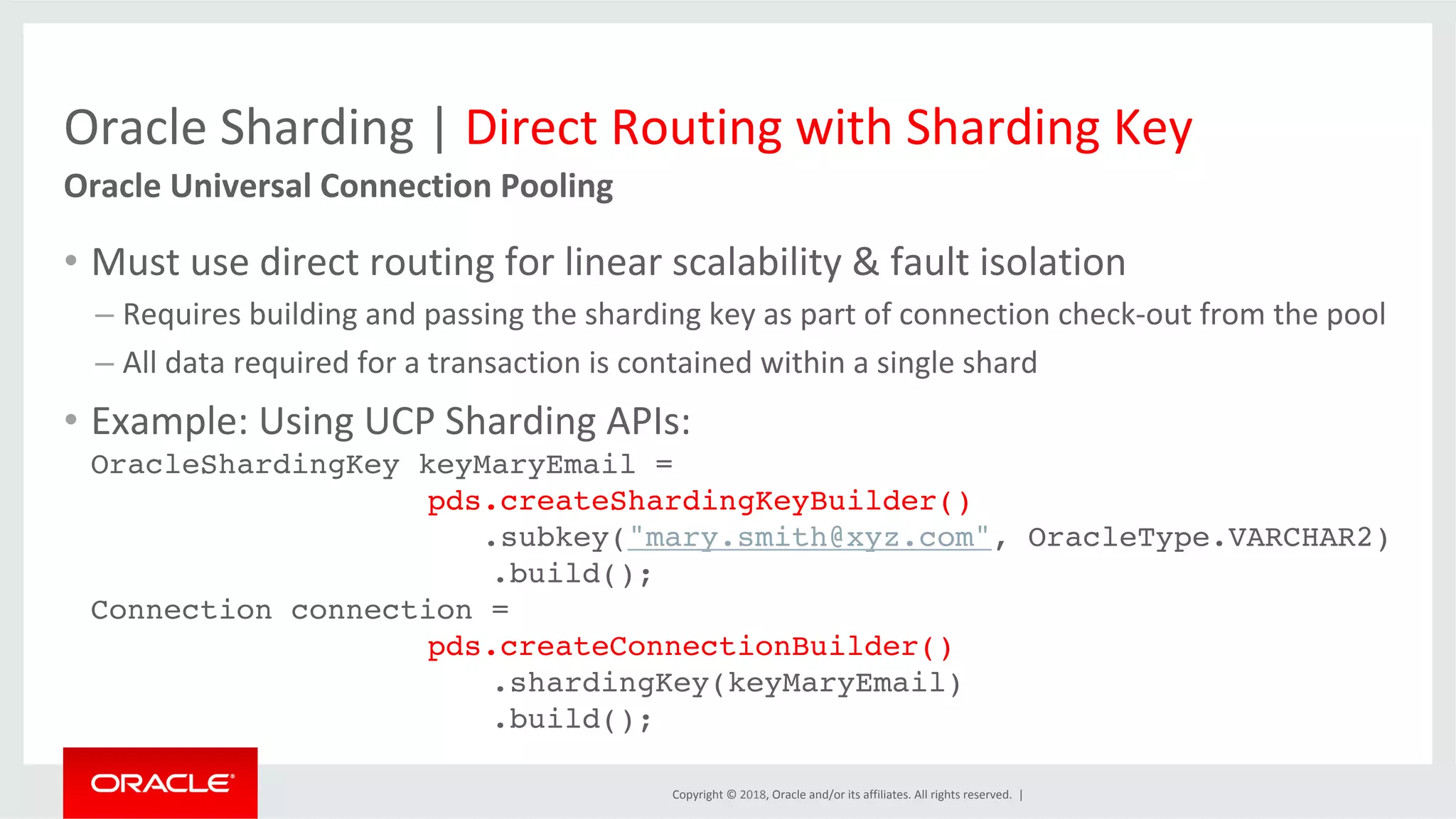 Oracle Sharding 18c Technical Overview Pdf Databases Computer Software And Applications