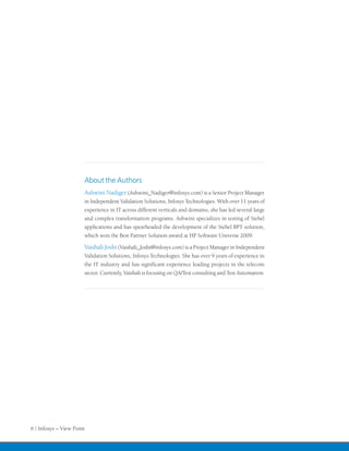 Oracle siebel application testing | PDF