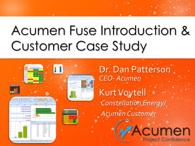Acumen Fuse & Customer Case Study | PDF | Computer Software and Applications | Computing